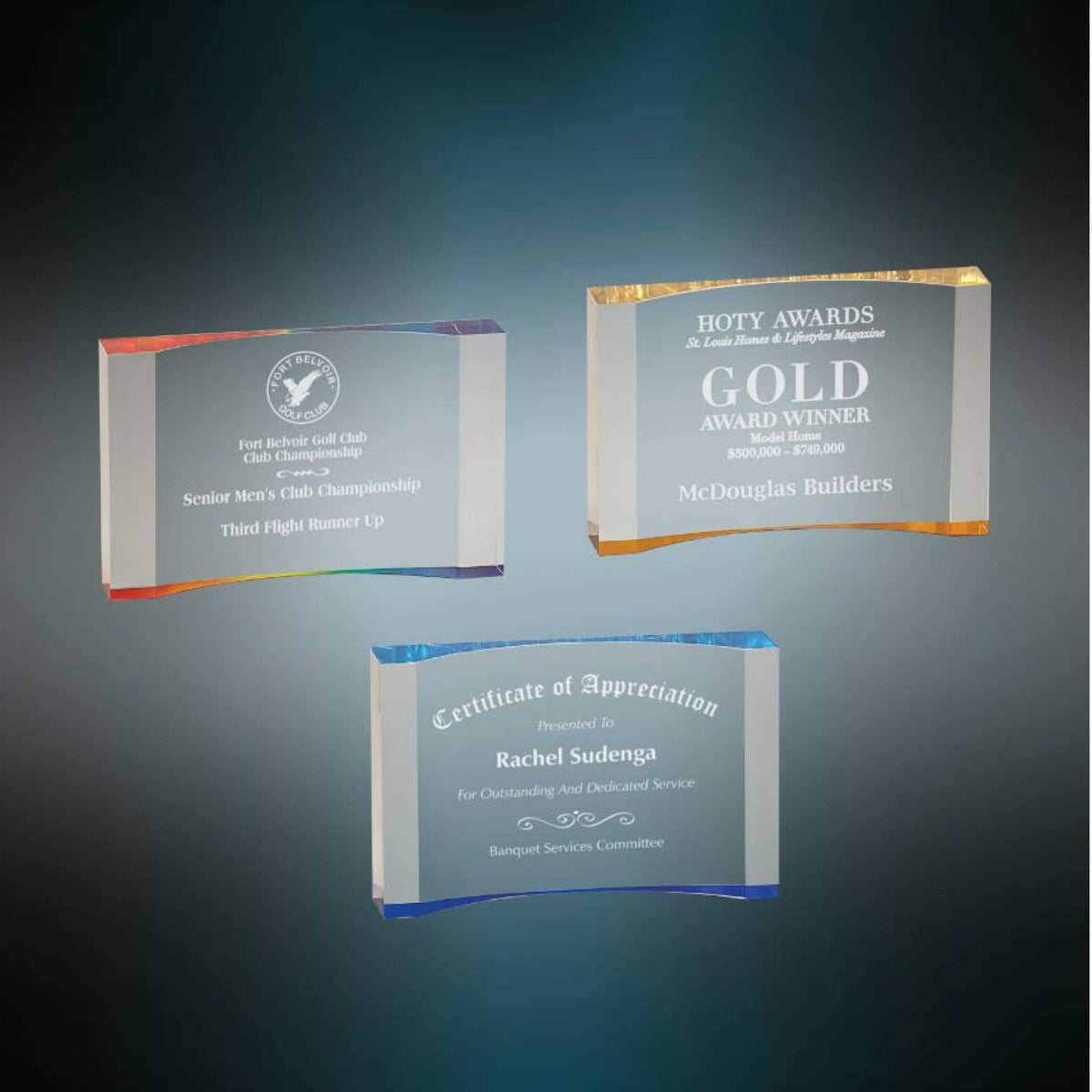 Thick Acrylic Crescent Award – Summit Imprints