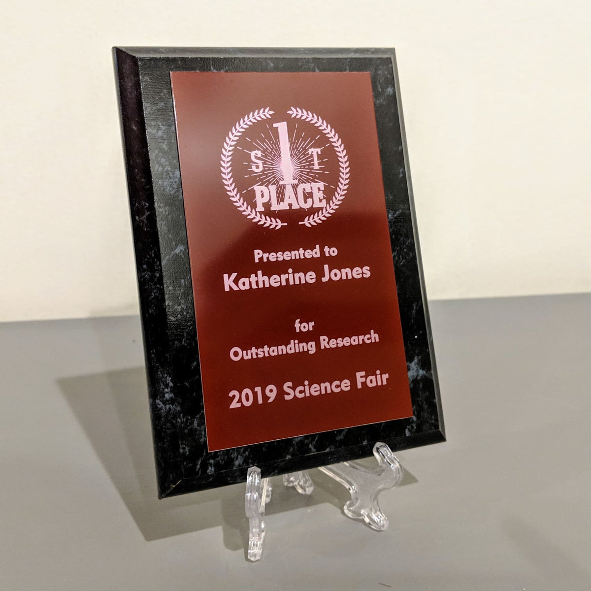 Mini Marble-Look Plaque, 4.25x6" – Summit Imprints