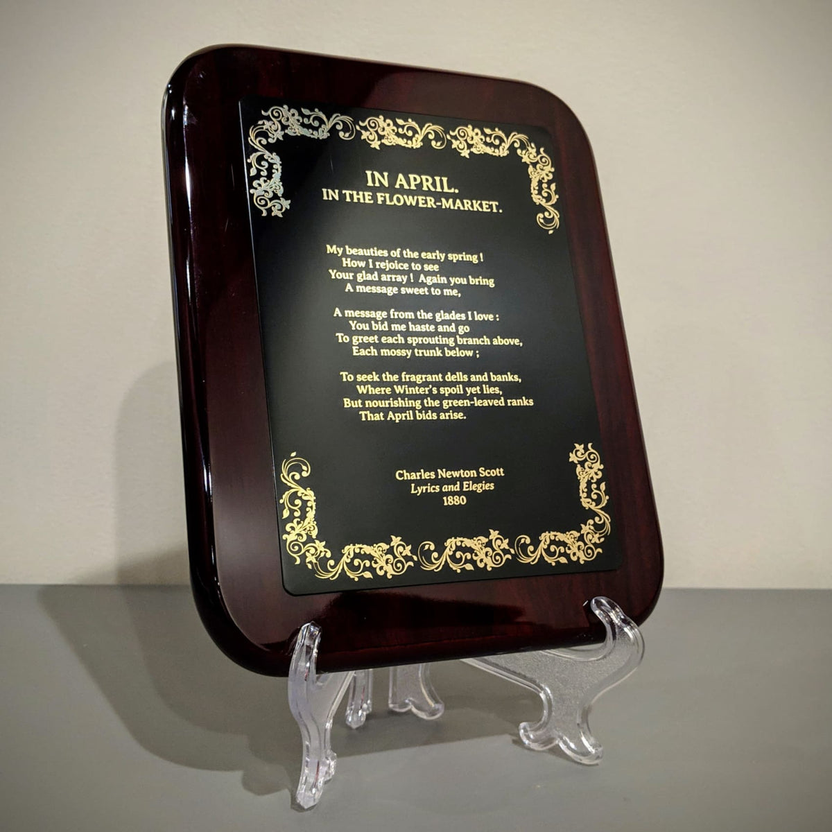 Piano Finish Plaque - Round Corners – Summit Imprints