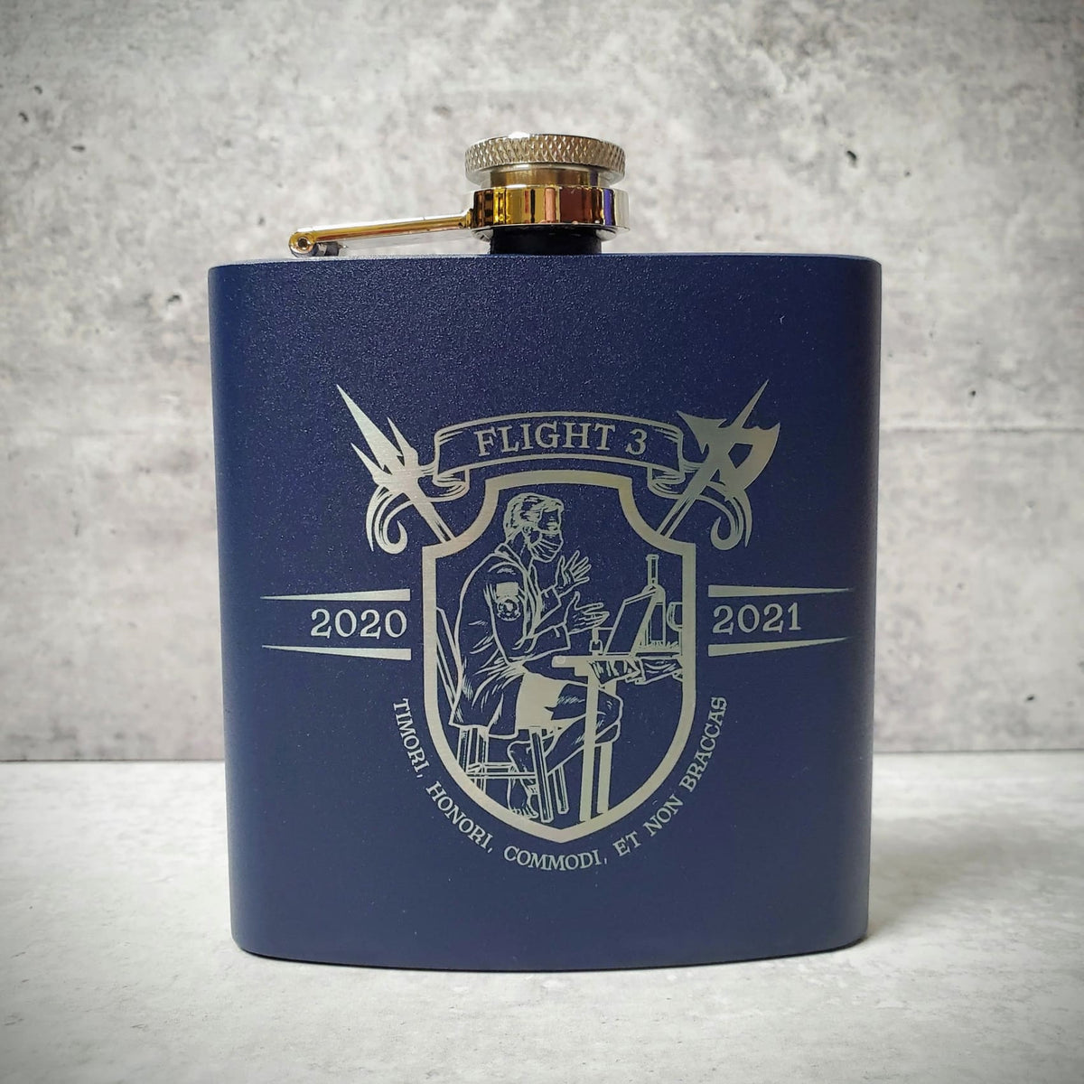 Powder Coated Stainless Steel Flask – Summit Imprints