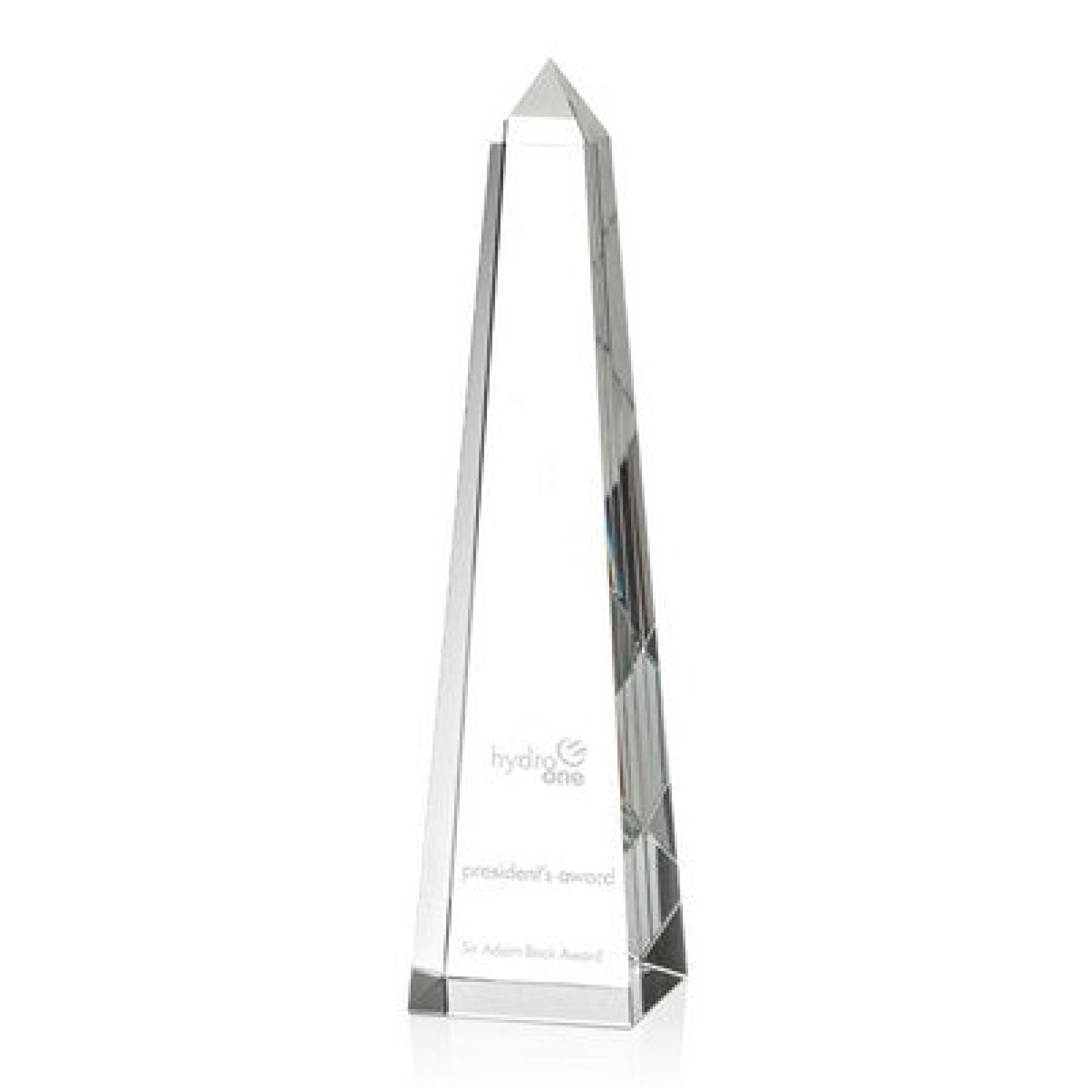 Premium Crystal Obelisk, 12" – Summit Imprints